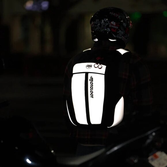 Moto Loot | Bags | Insanely Reflective Motorcycle Backpack | Poshmark